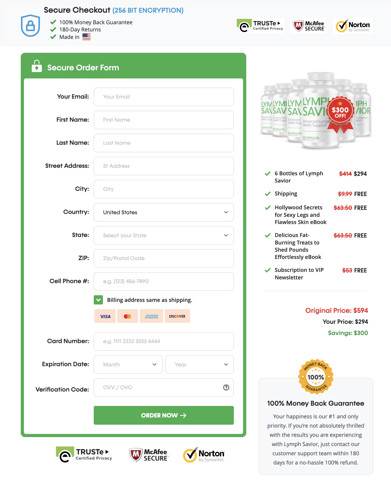 Lymph Savior Official Website | Natural Lymphatic Support Supplement